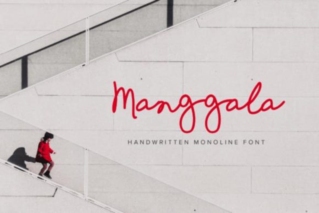 Font - Handwritten Script Font, Cricut Fonts, Calligraphy, Modern Font, Fonts for Cricut ...