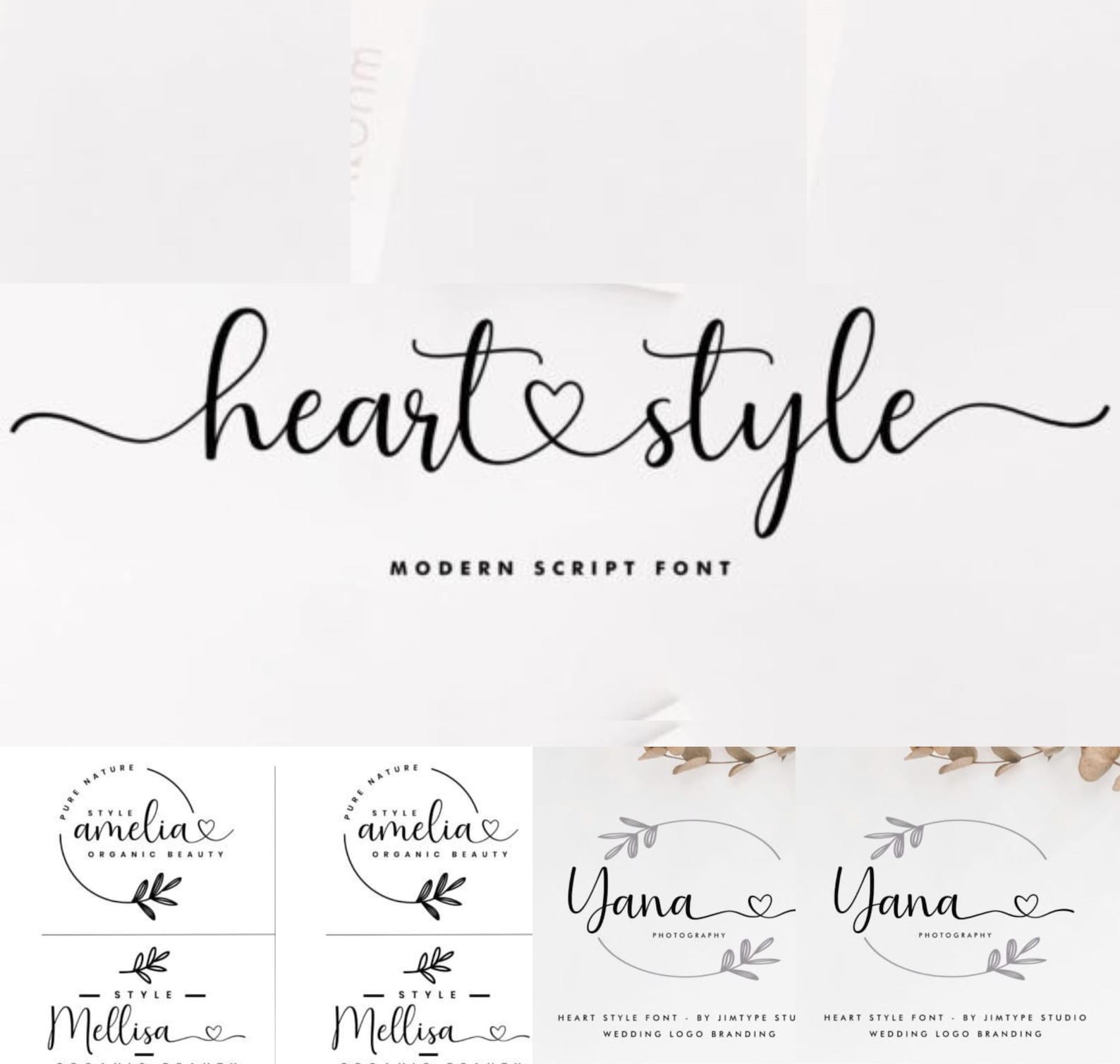 Madelyn Heart Font, Cursive Font | OTF, Ttf | Fonts Procreate, Fonts ...