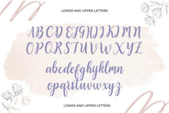 Sweet Calligraphy Font, Cursive Font | SVG, DXF, OTF, Ttf | Fonts ...