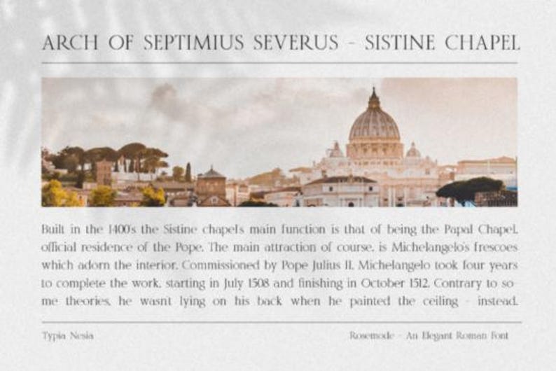 Roman Editorial and Aesthetic Script Font | Modern Font Pair | Modern ...