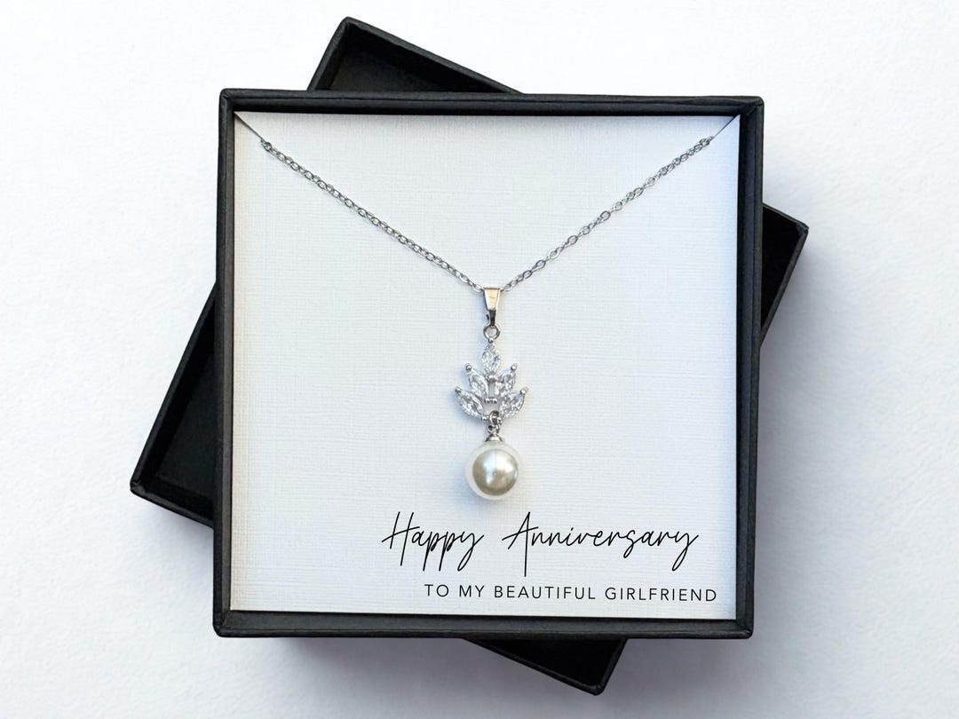 Anniversary Girlfriend Gift, Wife Necklace, Anniversary, Gift, Leaf ...