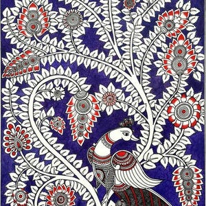 Mithila/kalamkari Paintings - Custom Designs Available for Fabric ...