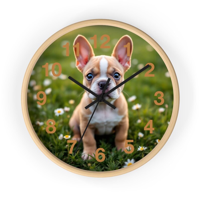 French Bulldog Clock - Etsy