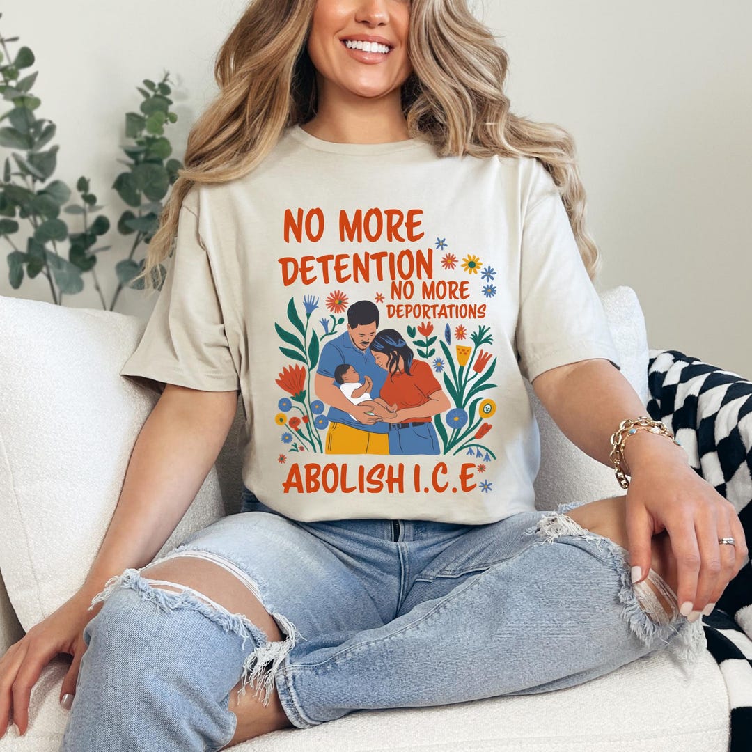 Abolish ICE Tshirt, Immigrant Rights Activist Shirt, Social Justice Tee ...