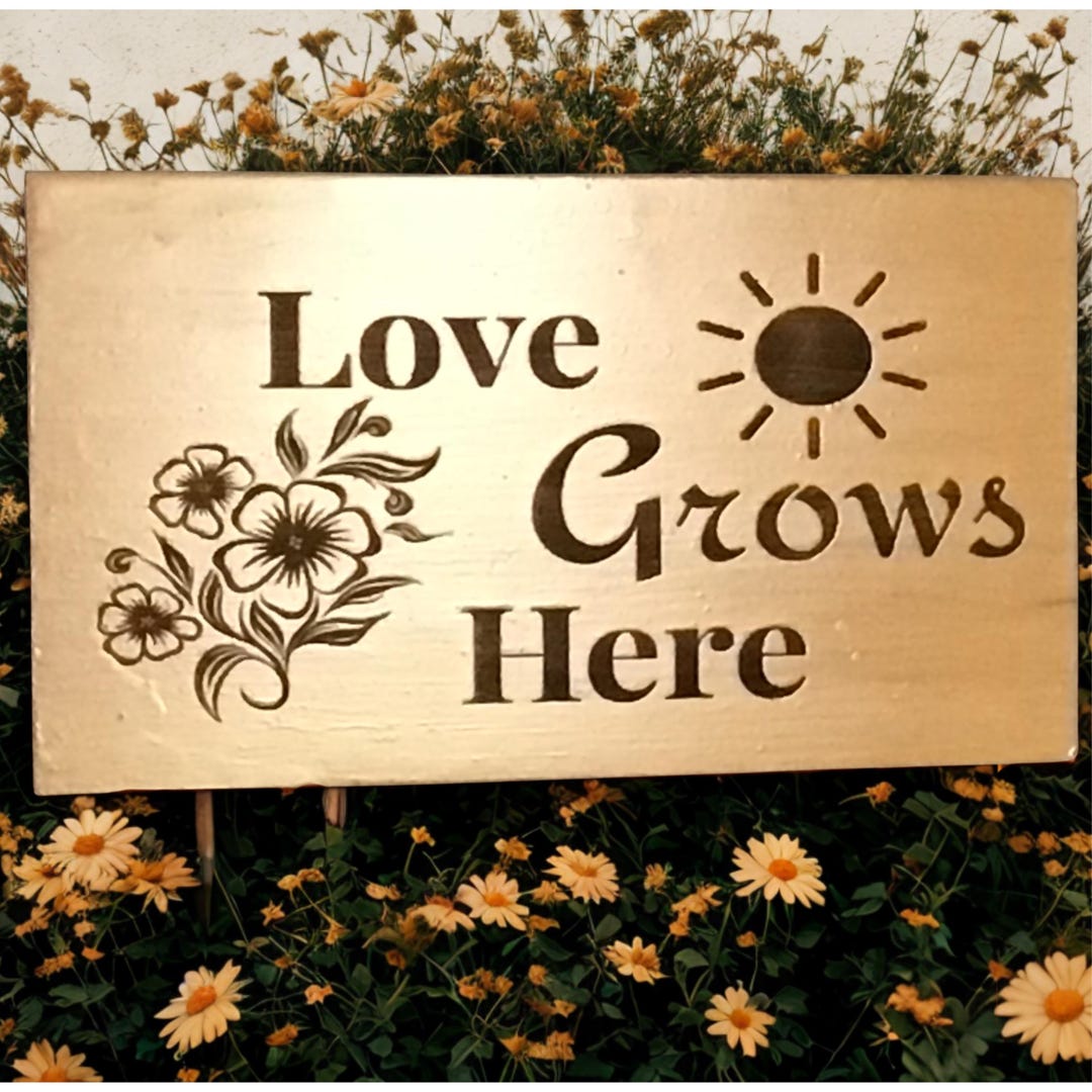 Outdoor Garden Sign Inspirational Signs for Home Accent Piece for ...