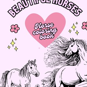 Horse Lover! Coloring Pages, 25 Printable Pages for Kids or Adults ...