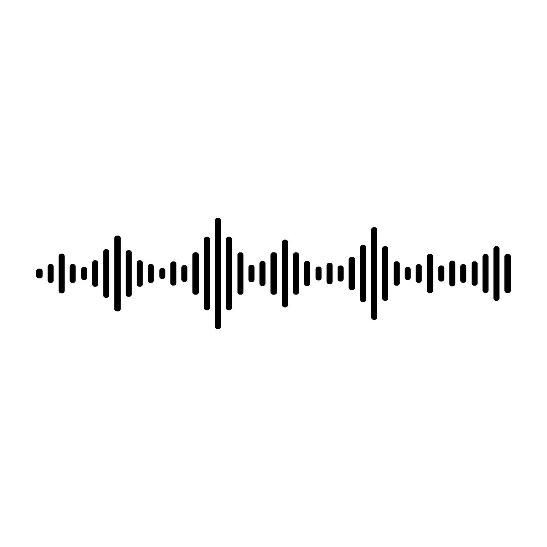 Audio Waveform Vector Pack: Sound Wave SVG, EPS, AI Files (digital ...