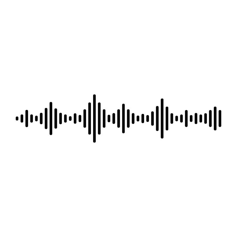 Audio Waveform Vector Pack: Sound Wave SVG, EPS, AI Files (digital ...
