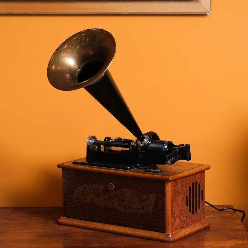Nostalgic Phonograph – A Timeless Journey Into the Past - Etsy