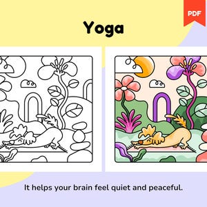 Mindful Animal Coloring Pages - 5 Unique Designs | Printable for Kids ...