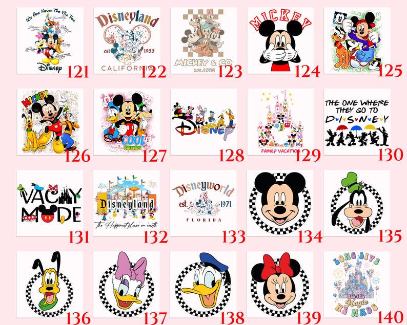 Disney Matching DTF, Disney Trip Ready to Press, Lets Do This Dtf Print ...