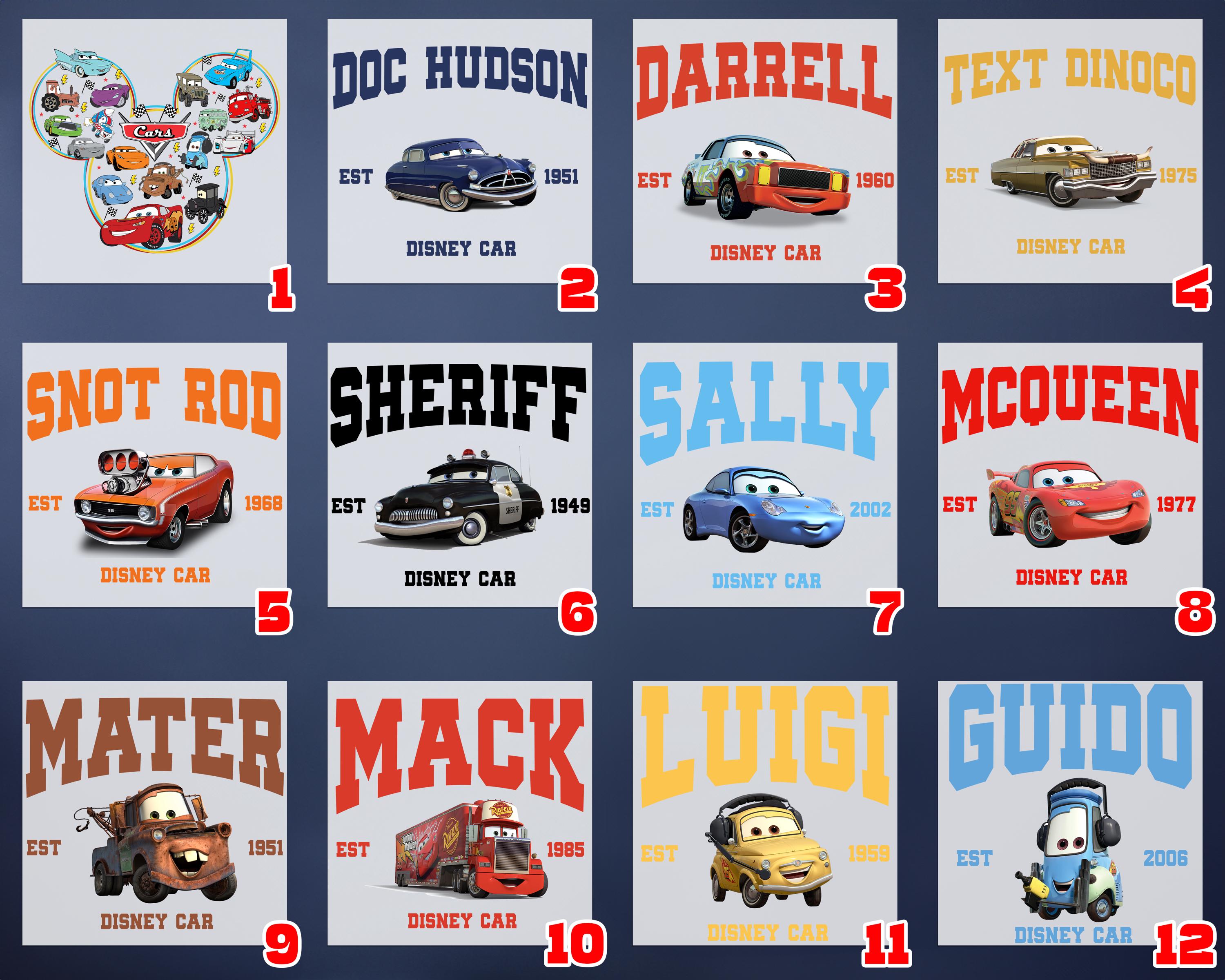 Sally Disney Cars Dtf Transfer, Sally Dtf Ready to Press, Sally Car Dtf ...