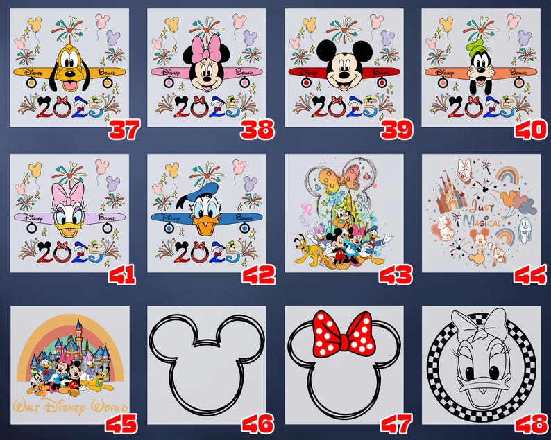 Disney Bound 2025 Daisy Duck DTF, Disney Trip DTF, Disney DTF Transfer ...