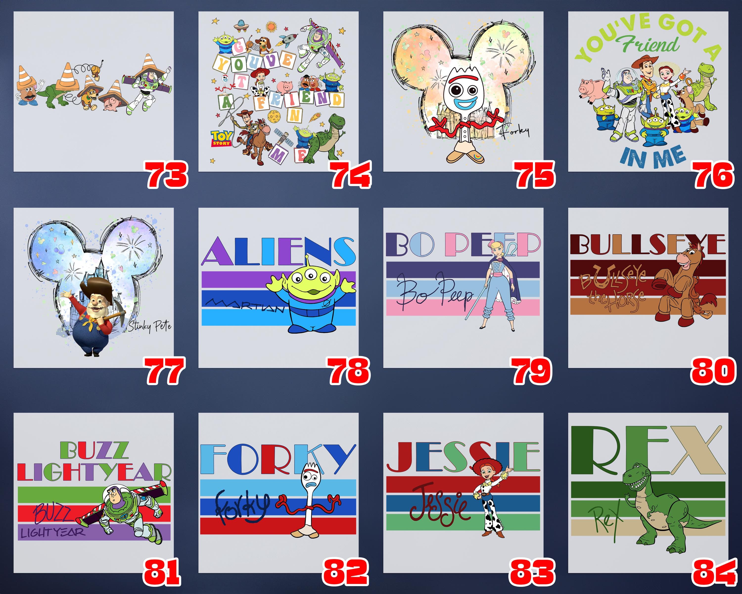 Pixar Tour DTF, Toy Story Monster Finding Nemo the Incredibles Cars ...