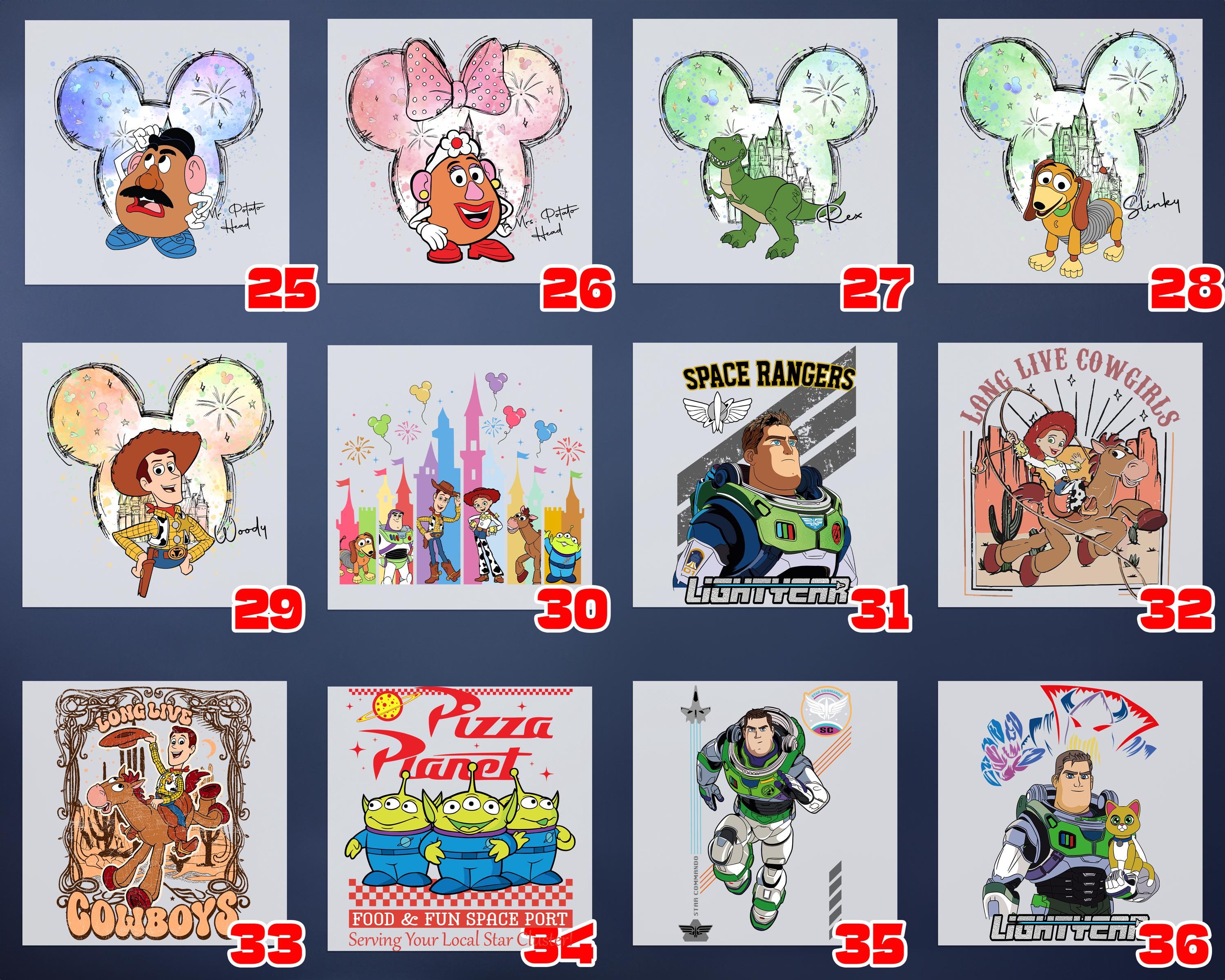 Toy Story Aliens Dtf, Toy Story DTF, Aliens Mickey Head Dtf, Toy Story ...