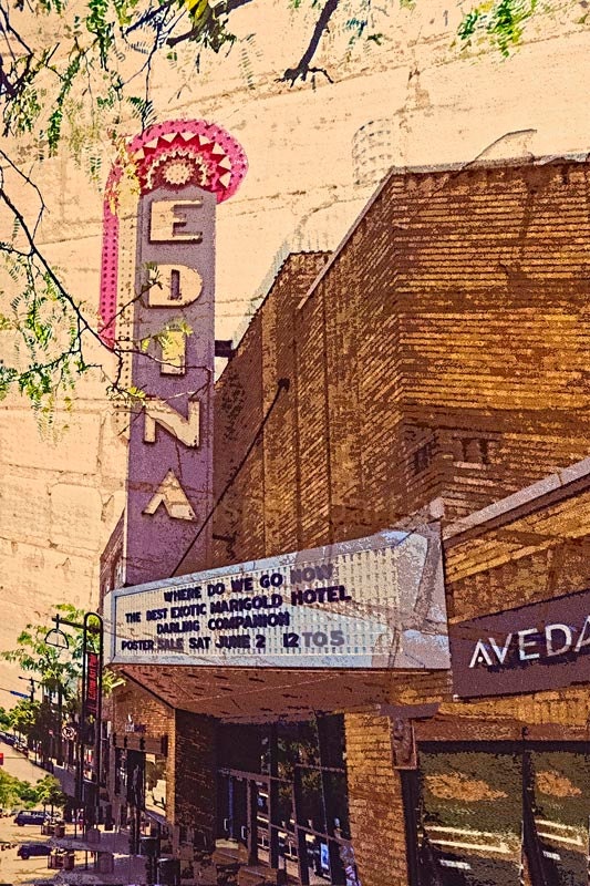 Edina Theater, Minnesota Themed Art, Contemporary, Digital Art Photo ...