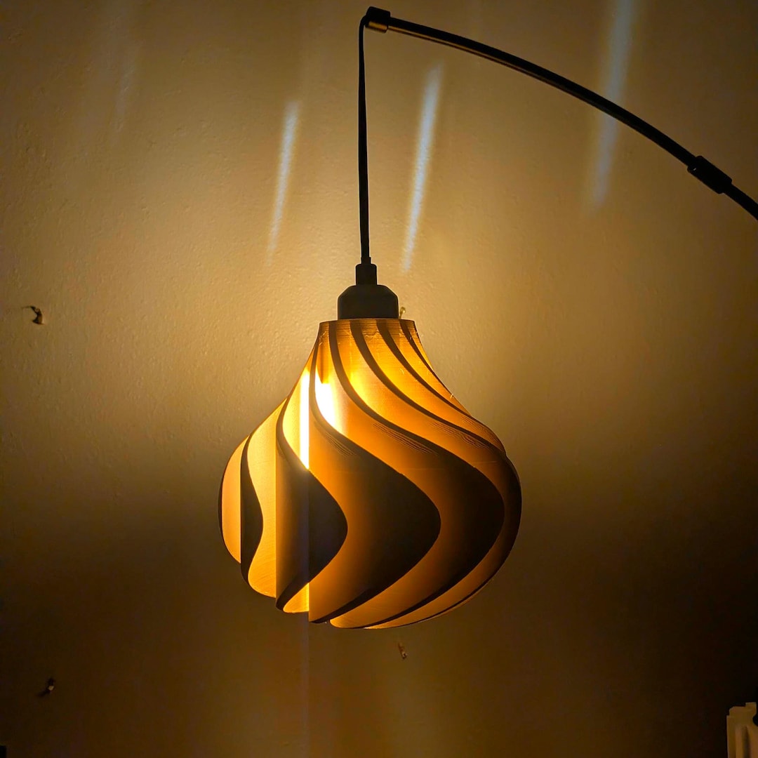 Spiral Flower Bud Light Fixture - Etsy