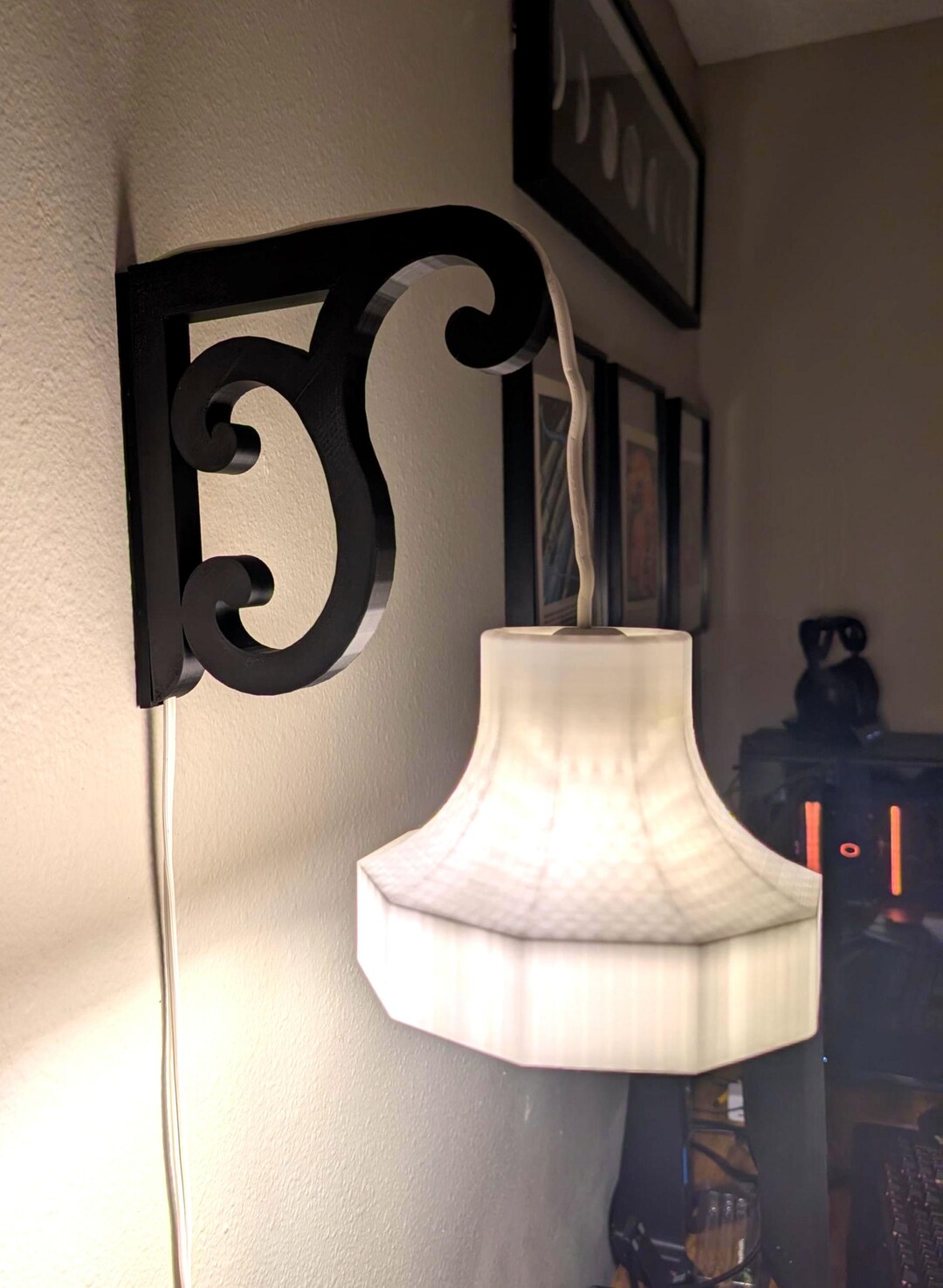 Victorian Wall Mount With Cord - Etsy