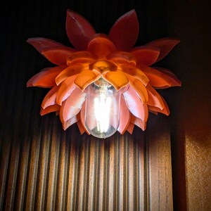 Lotus Pendant Light - Etsy