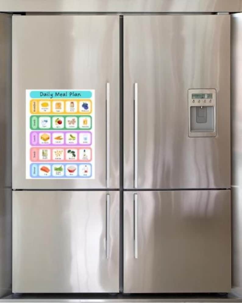 Kid and Toddler Visual Meal Planner – Printable Daily Food Chart ...