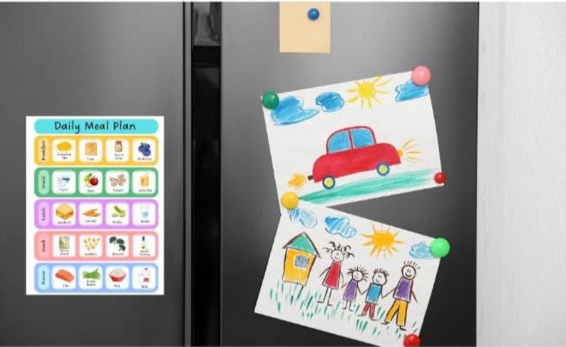 Kid and Toddler Visual Meal Planner – Printable Daily Food Chart ...