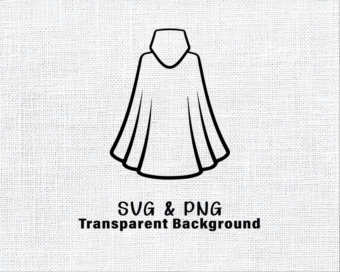 Cape SVG & PNG Bundle: 25 Cloak Silhouettes for Cricut (digital ...