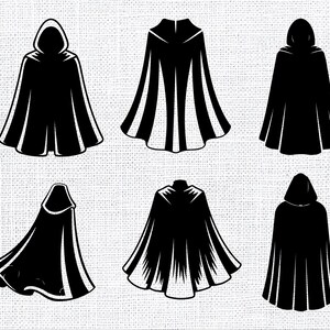 25 Cape SVG & PNG Bundle | Cloak SVG for Cricut, Costume Design Clipart ...