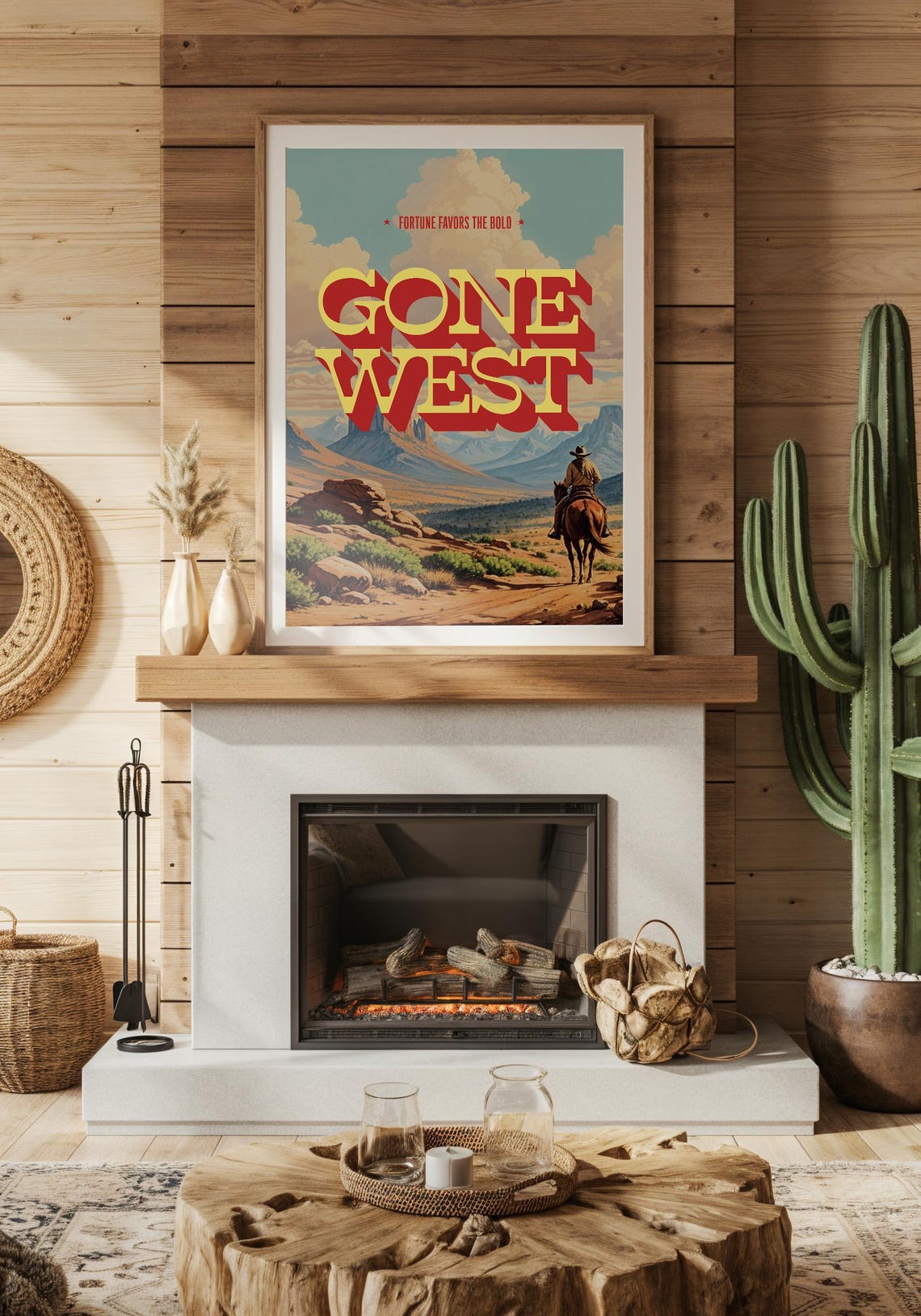 Gone West - Western Digital Download - Etsy