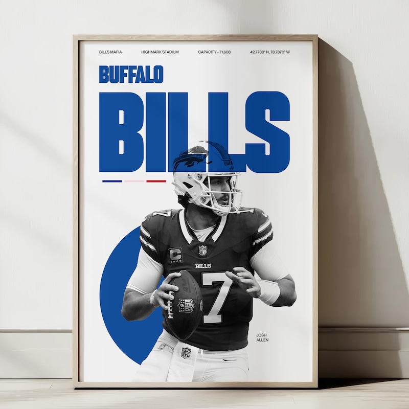 Buffalo Bills Poster - Etsy