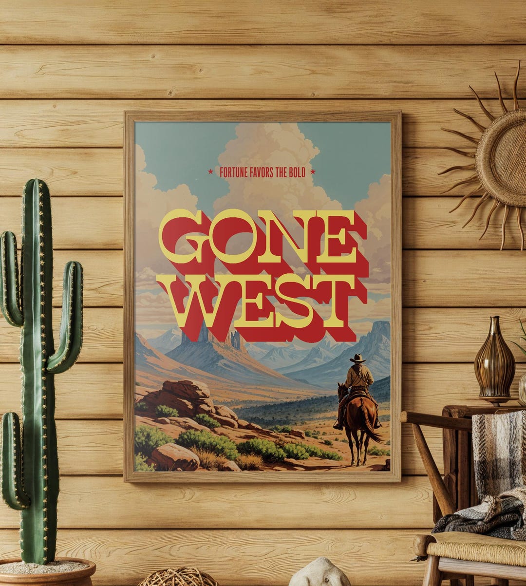 Gone West - Western Digital Download - Etsy