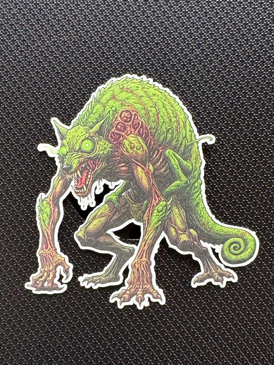 Wolf Chameleon Horror Vinyl Sticker Die Cut Vinyl Sticker Cool Horror ...