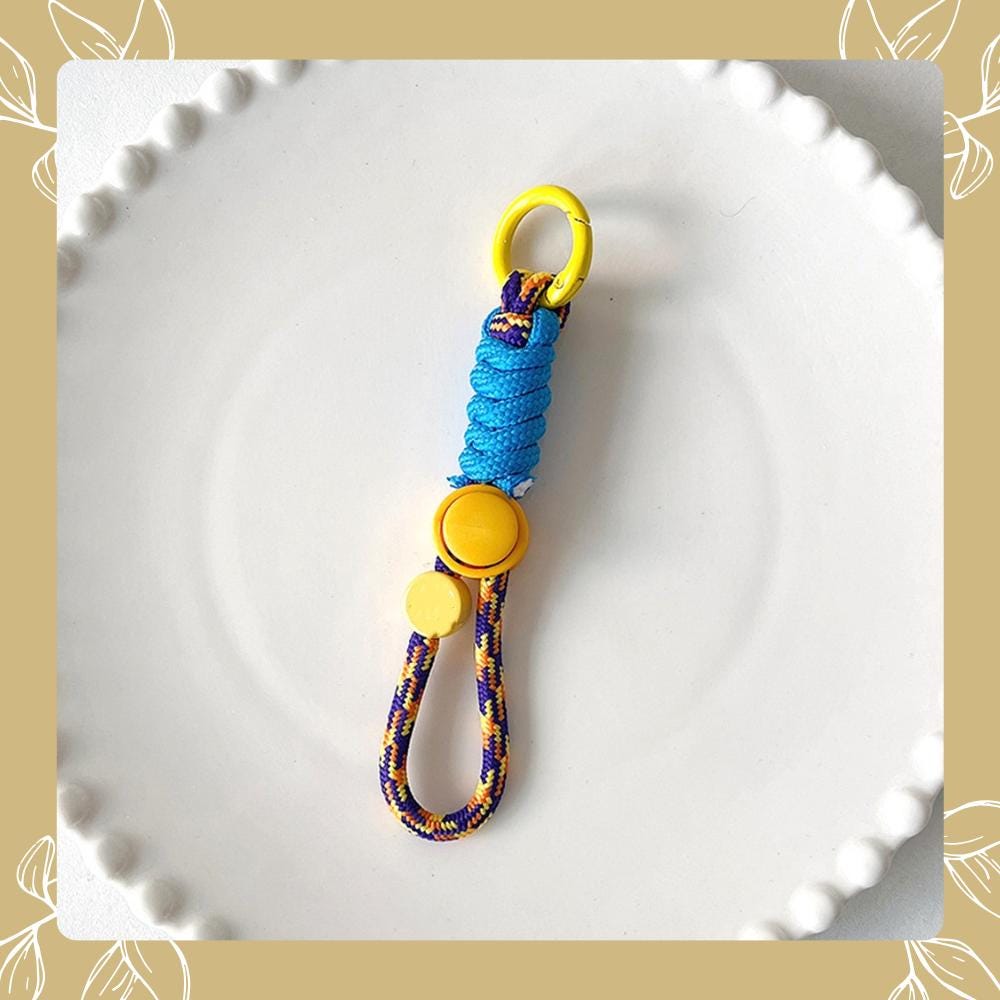 Colorful Paracord Phone Strap | Adjustable Wrist Lanyard | Trendy Rope ...