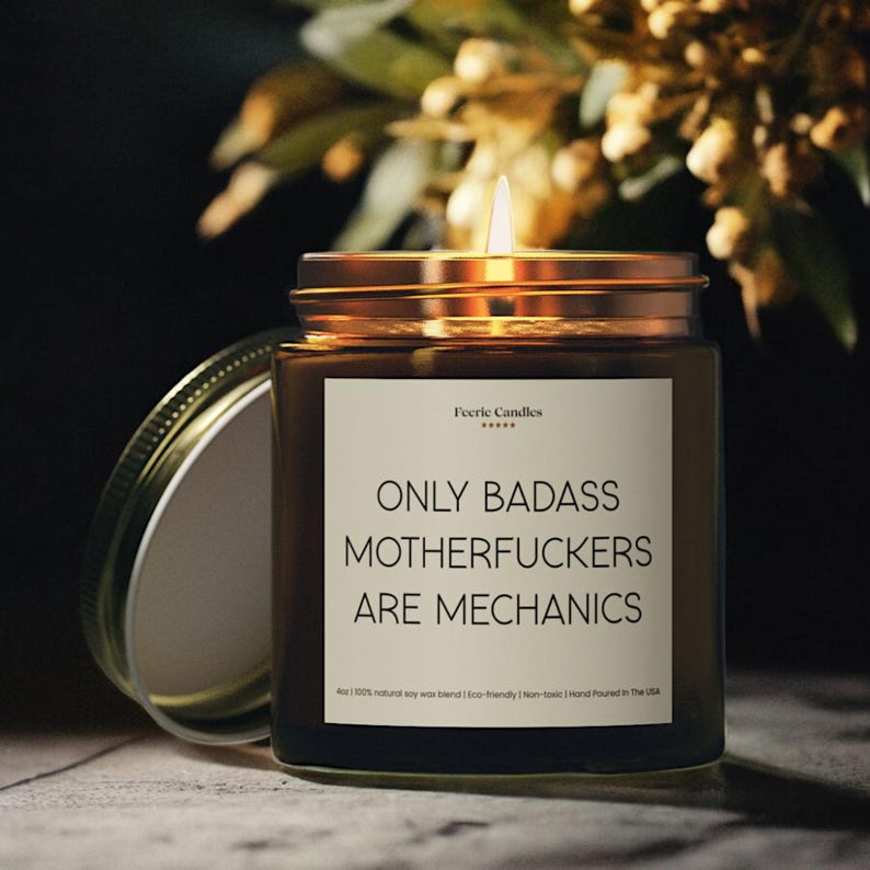 Funny Mechanic Gift for Men Husband Dad Only Badass Motherf*ckers Are ...