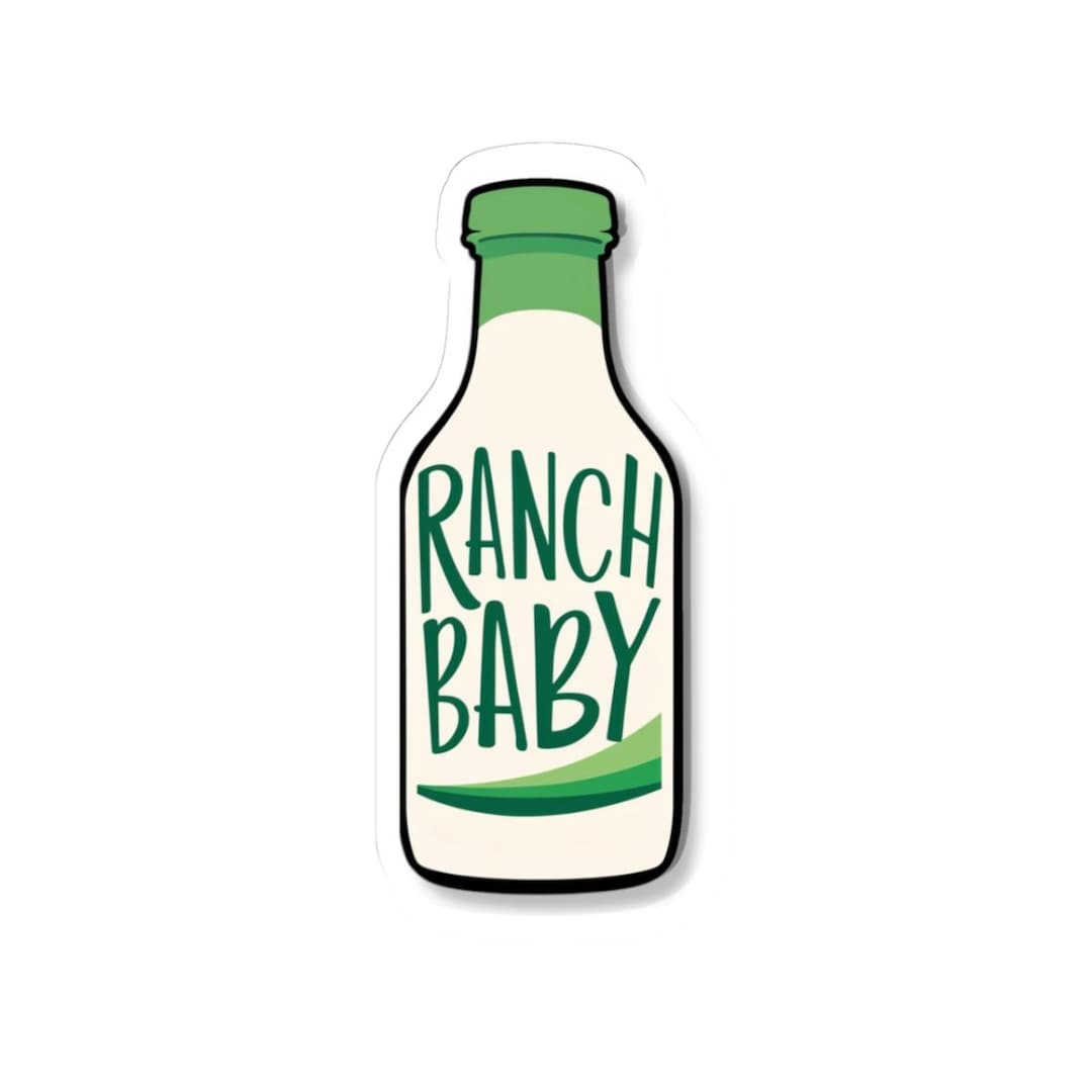 Ranch Baby Sticker - Fun Vinyl Decals for Water Bottles, Laptops ...