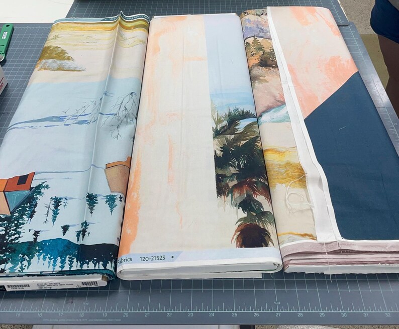 Modern Landscape Panels Cotton Choice - Etsy