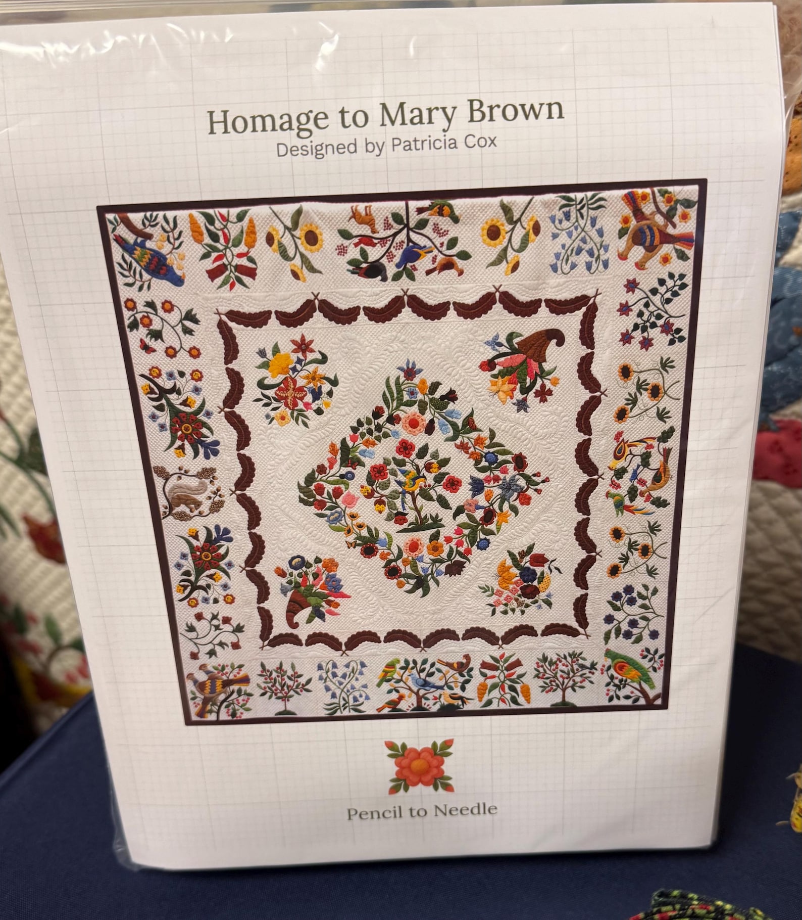 Homage to Mary Brown (c.1851) – Quilt Pattern by Patricia Cox ...