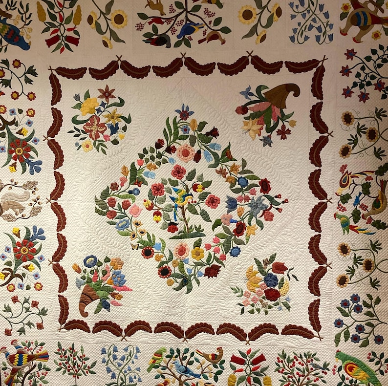 Homage to Mary Brown (c.1851) – Quilt Pattern by Patricia Cox ...