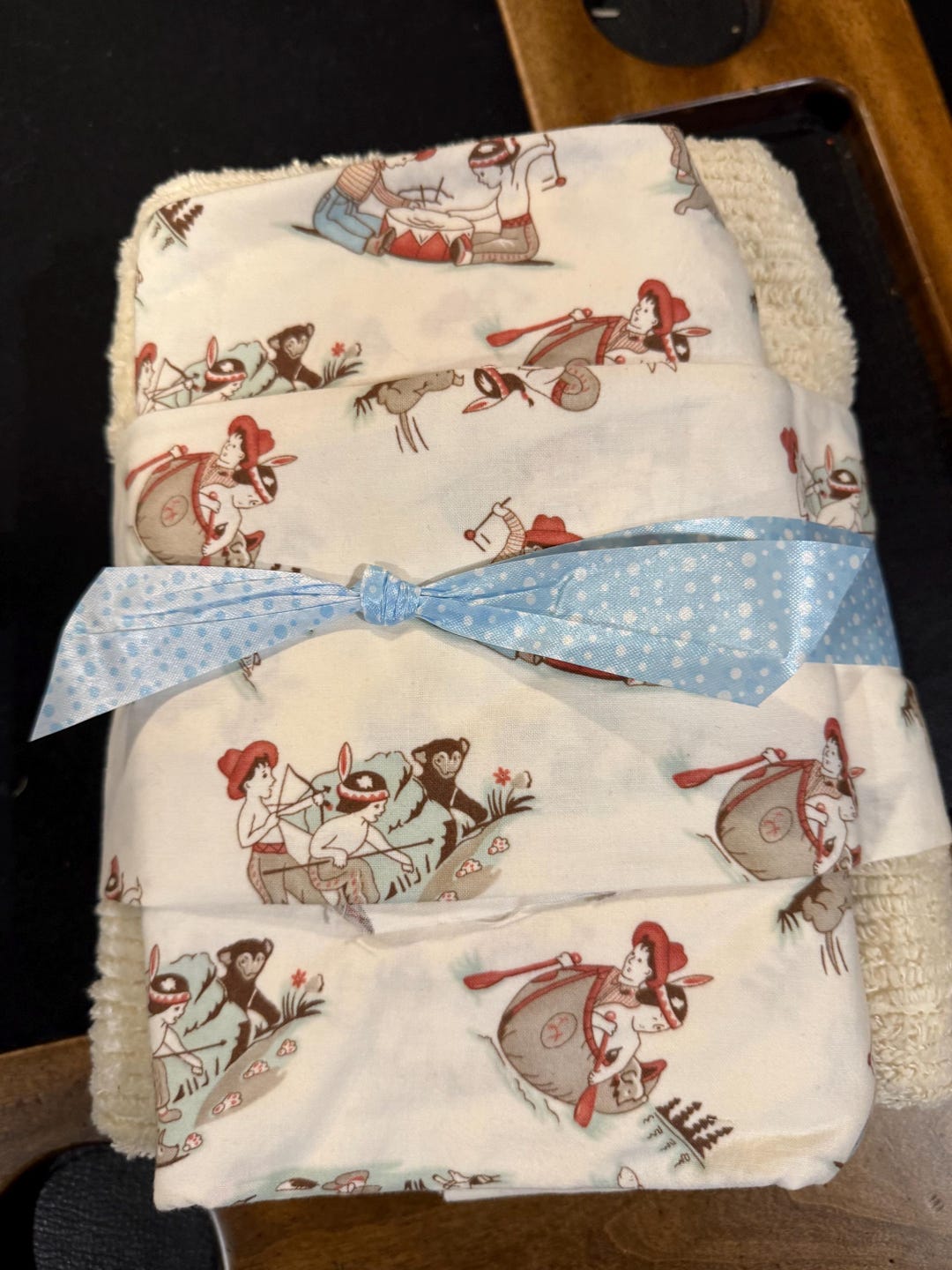Baby Blanket + Cowboy Fabric Bundle – Western-themed Baby Gift Set - Etsy