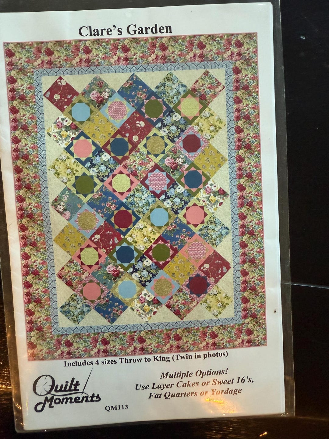 Quilt Kit | Clare’s Garden | Sanderson Fabrics – Pattern by Quilt ...