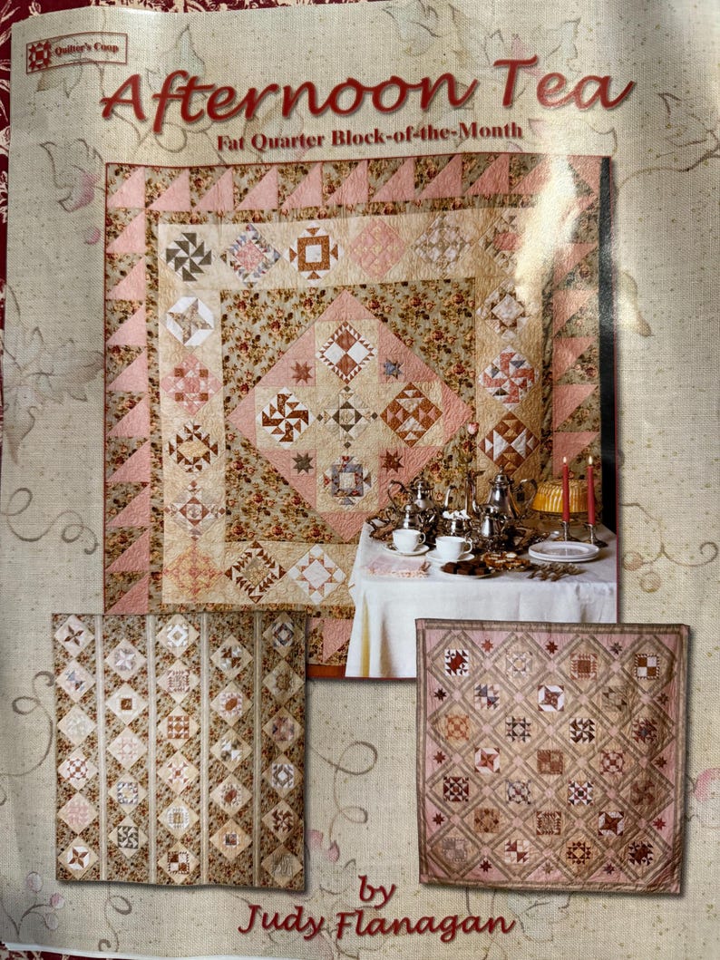 Afternoon Tea Quilt Pattern by Judy Flanagan | 3 Setting Options - Etsy