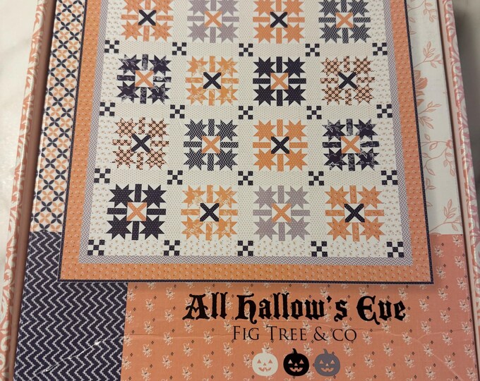 All Hallow’s Eve Quilt Kit by Fig Tree Co | Moda Fabrics | Halloween ...