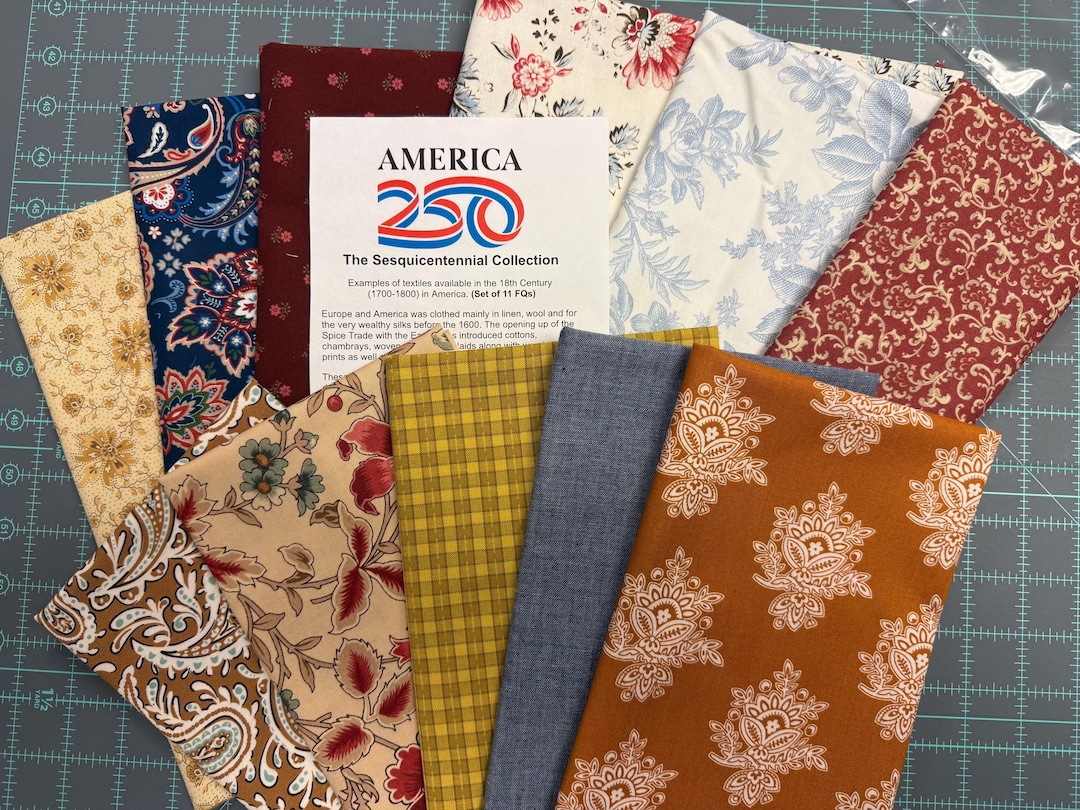 USA 250th Anniversary – 18th Century Reproduction Fat Quarter Bundle ...