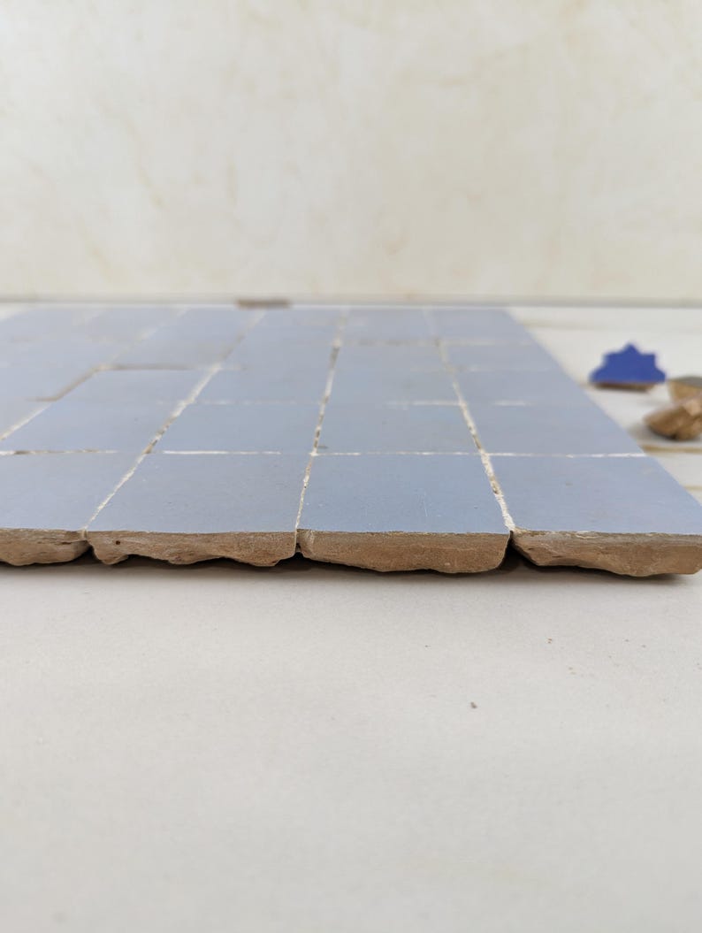 1 Square Feet Zellige Tiles 2''x2'' - Tiles for Home Decor - Bathroom ...