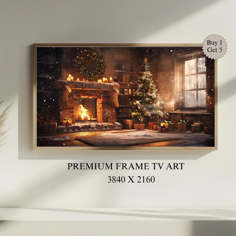 Frame Tv Art Fireplace - Etsy