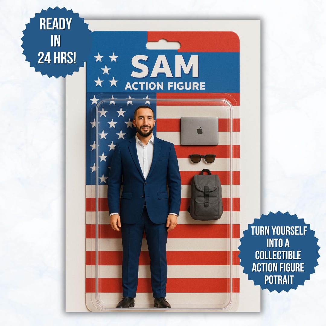 Custom AI Action Figure, Custom Action Figure Portraits, Digital Custom ...