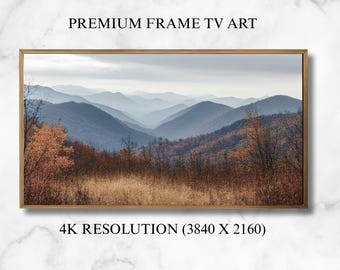 Fall Forest Landscape TV Art Fall TV Art, Samsung Frame TV Art, Autumn ...