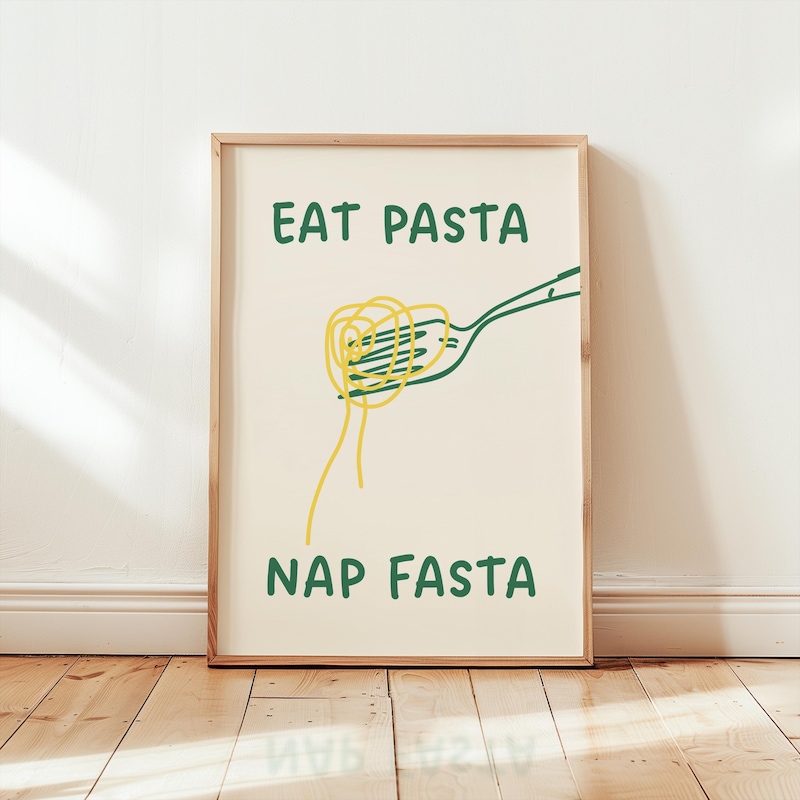 Pasta Poster - Etsy