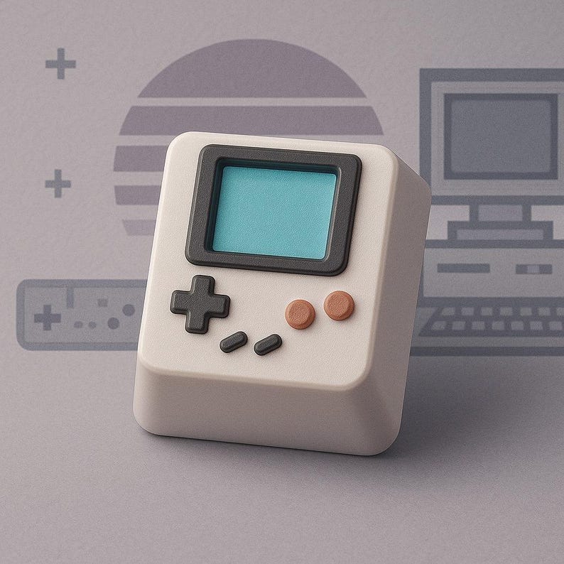 Game Boy-inspired Custom Keycap | Retro Gaming Keyboard Key | MX Switch ...