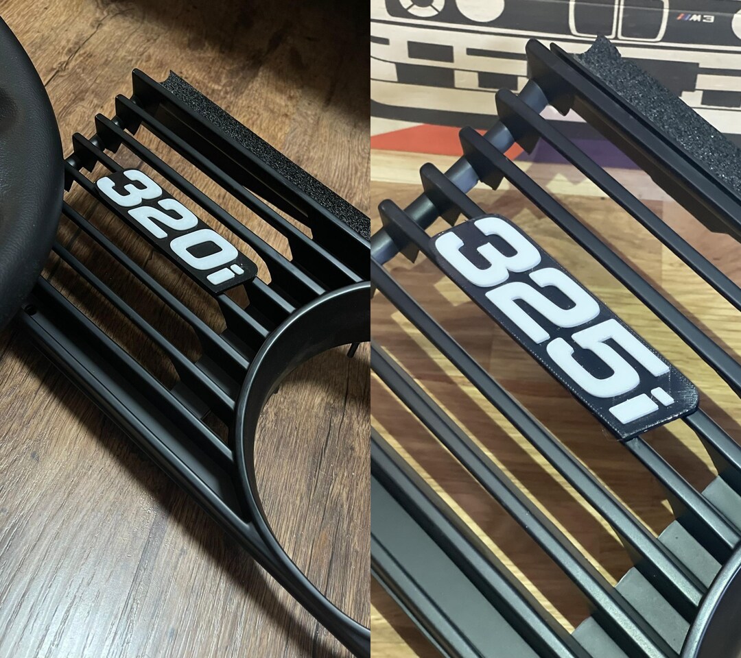 BMW E30 325i / 320i Grille Badge – Custom Front Emblem - Etsy UK