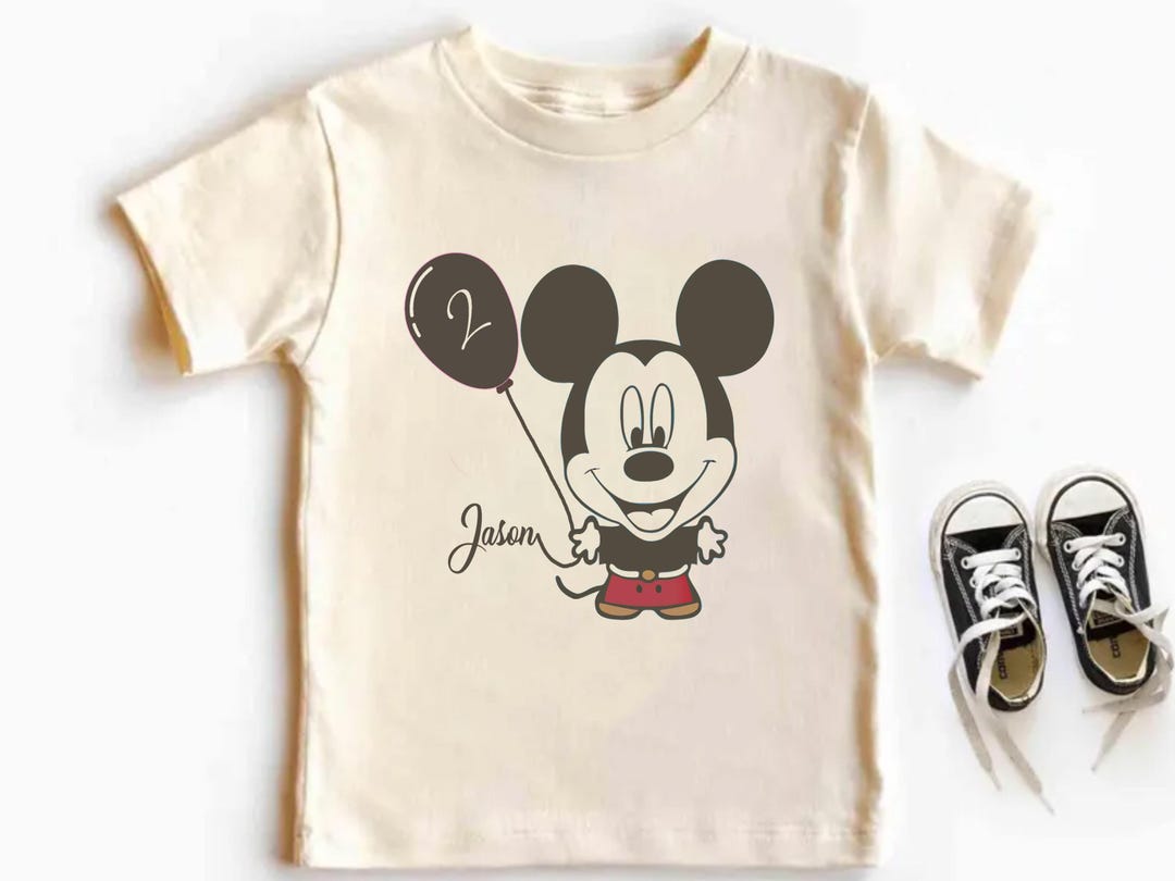 Personalized Mickey Mouse Birthday Shirt: Disneyland Family Trip - Etsy